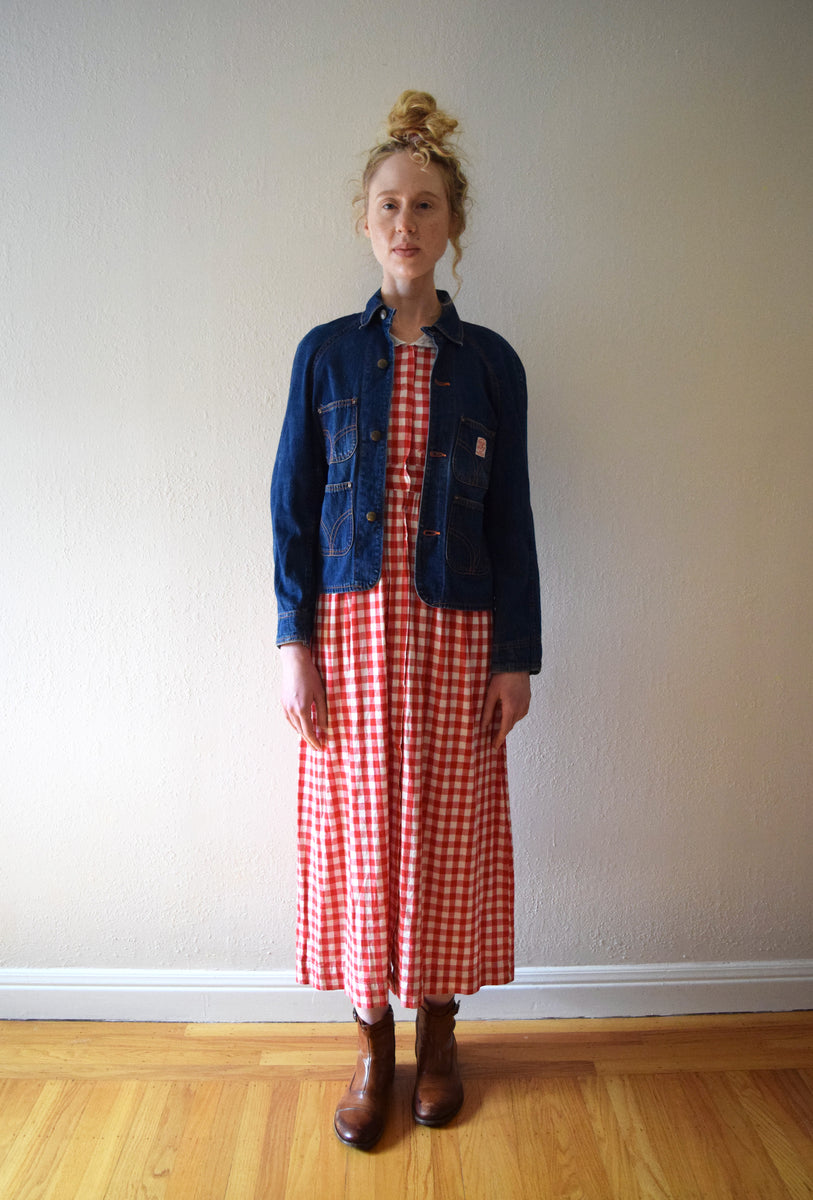 1950s denim jacket . vintage Tuf Nut jacket . size xs to s – bluefennel